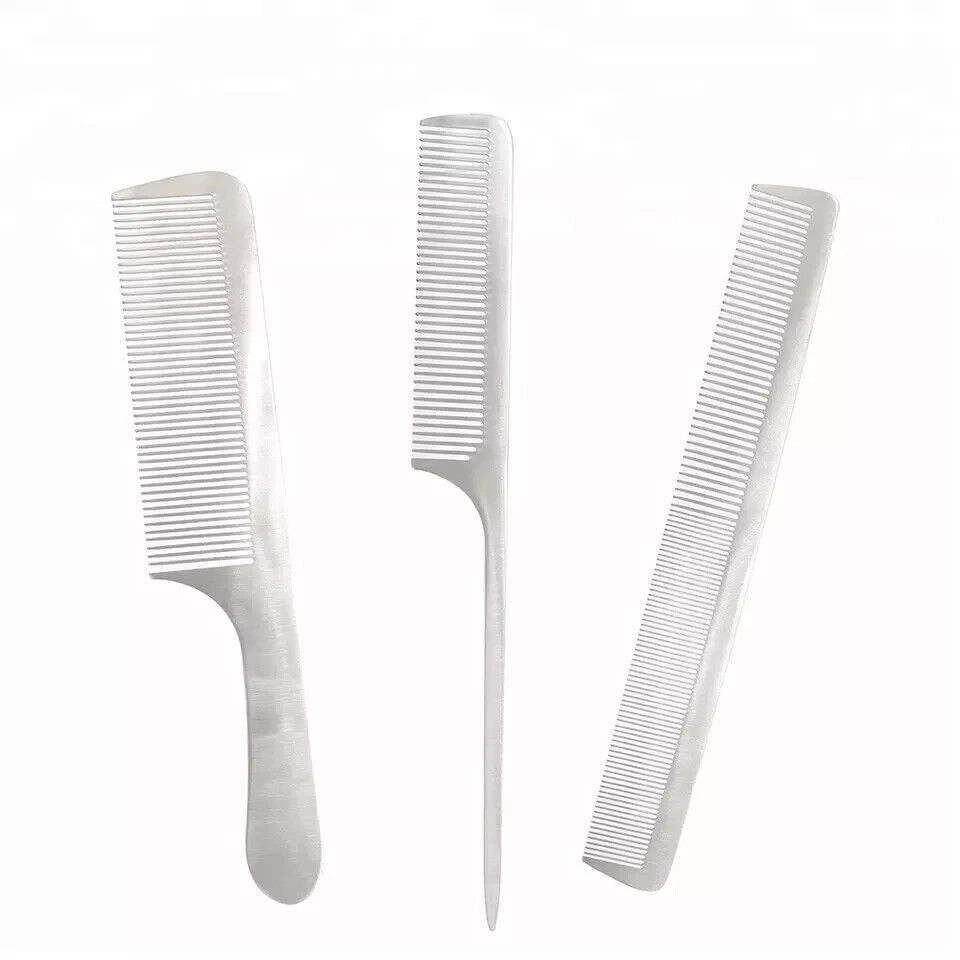 Professional Styling Barber Detangling Afro Comb Fist Metal African ha ...