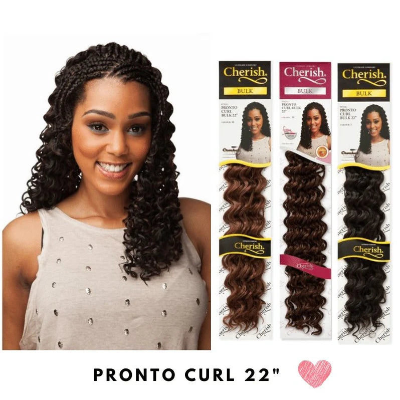 Cherish Pronto Curl 22" Synthetic Hair Braids (All Colours) – x-pression